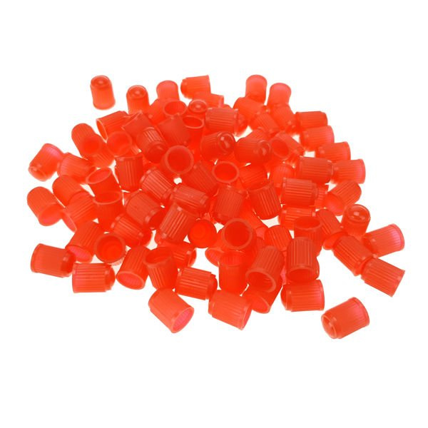 Plastic caps / valve caps (red) - 1000 pcs. - Stix 20106 - Felgeo.pl
