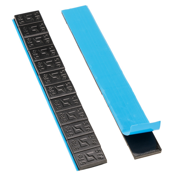 Glue weights for aluminum rims black Edgy Slim Black - 60g (12x5g ...