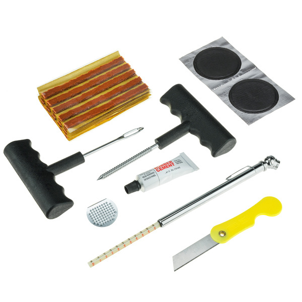 Tire repair kit SW05 - case (awl, cutter, cords, glue) - Stix 444 ...