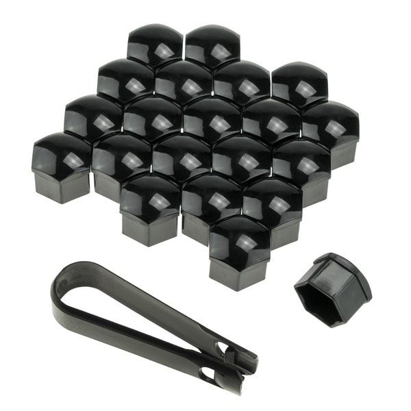 Black socket caps for 20+1 bolts + 17mm wrench - 5903636045955 - Great ...