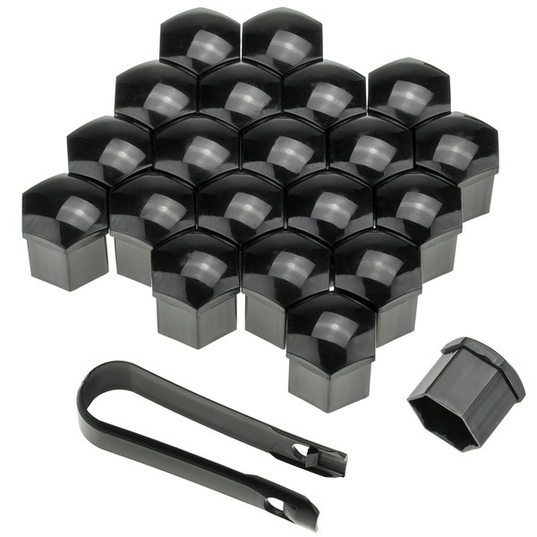 Black socket caps for 20+1 bolts + 19mm wrench - 5903636045979 - Great ...